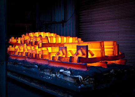 Drop forging heat treatment